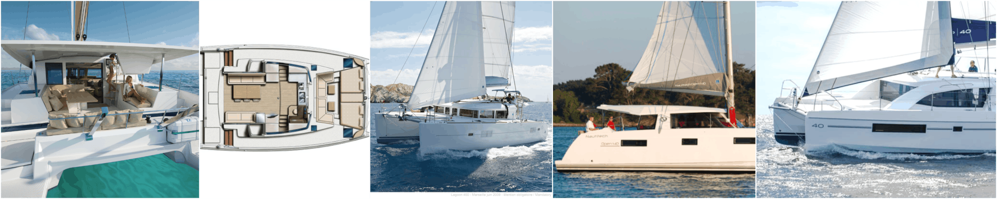 Compare The Most Popular 40ft Production Catamarans | The Catamaran Gurus